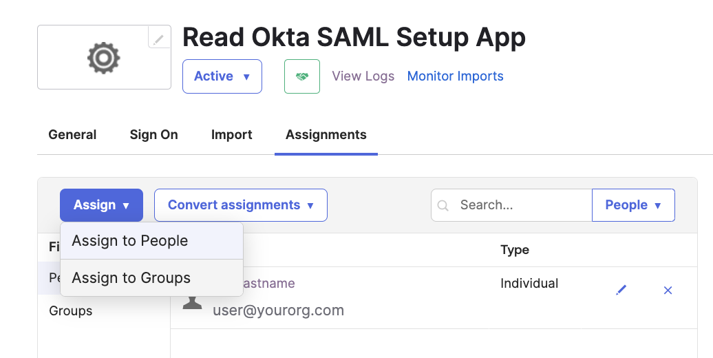 Setting up SAML Authentication with Okta – Read Help Center