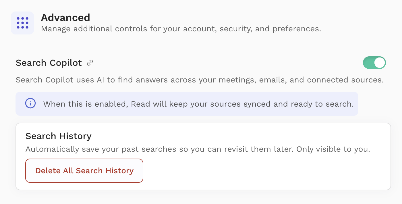 Using Search Copilot to search your meetings and connected apps – Read Help Center
