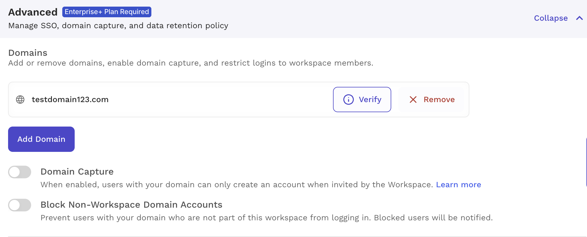 Configuring domain capture for your Workspace – Read Help Center