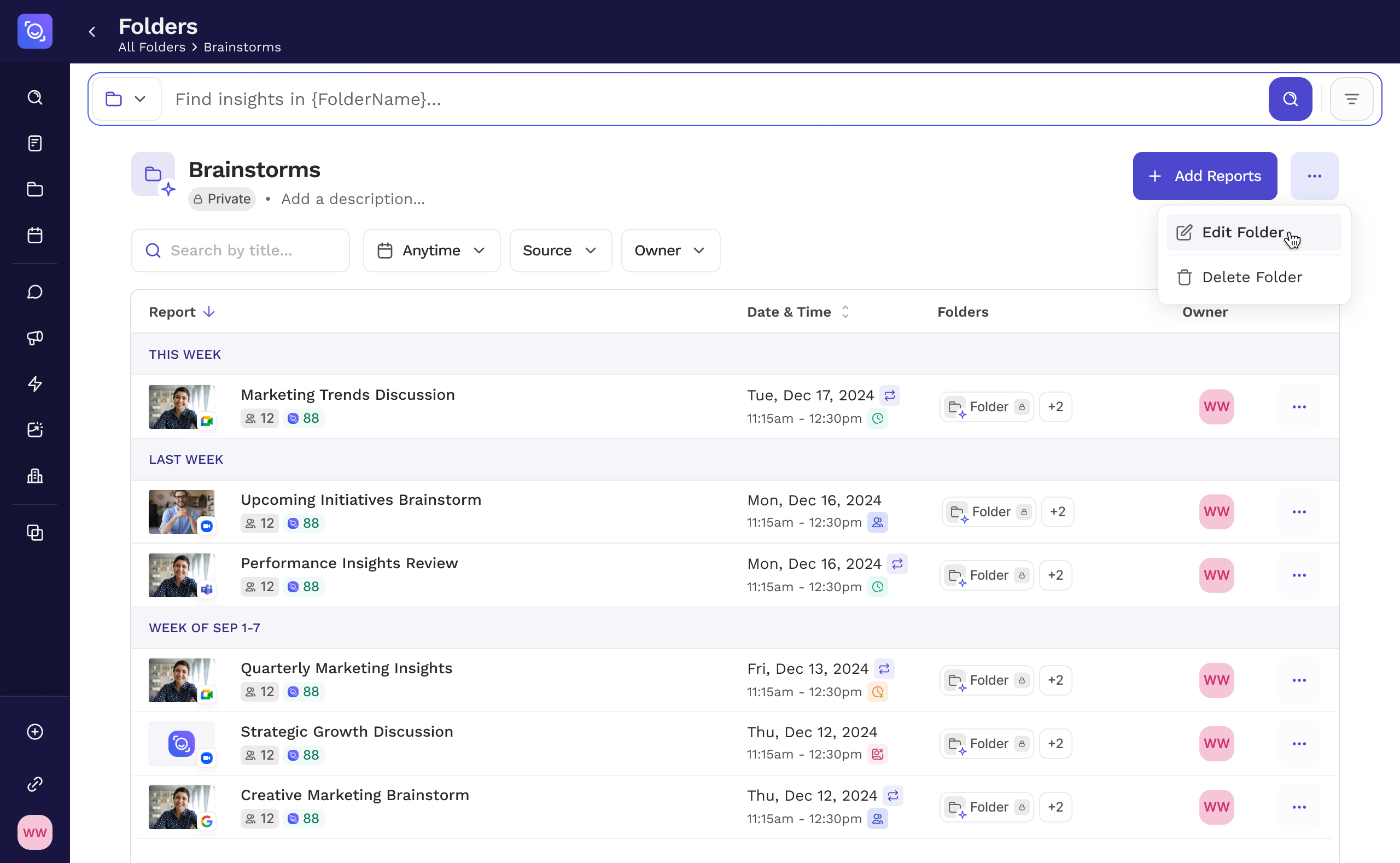 Basic folder actions – Read Help Center