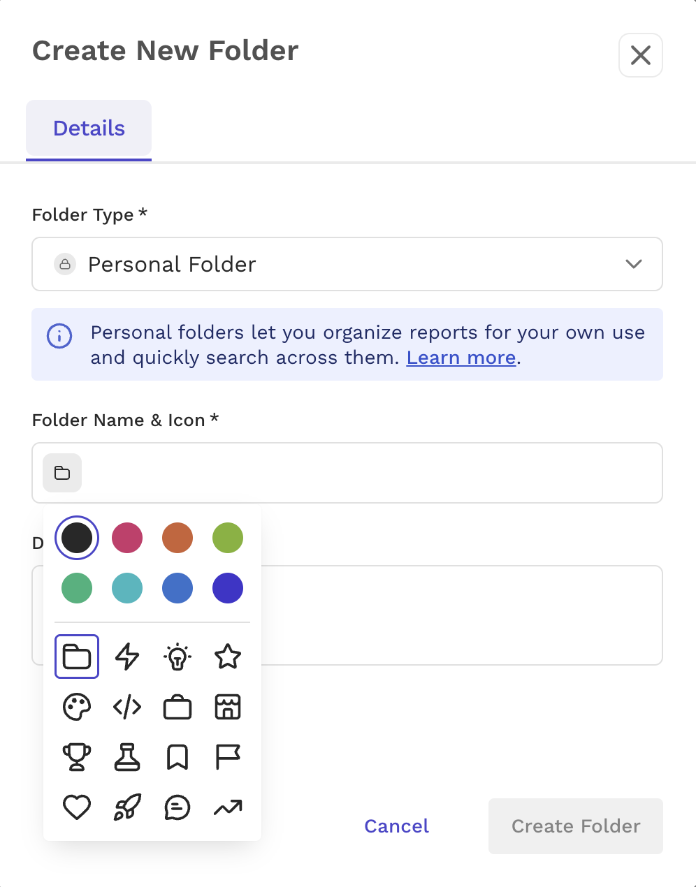 Basic folder actions – Read Help Center